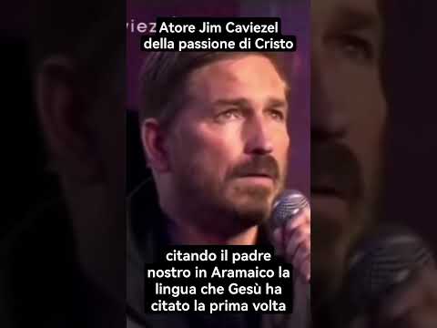 Preghiera di Gesรน nel film Passione di Cristo in Aramaico - Jim Caviezel #aramaic #passione #Cristo