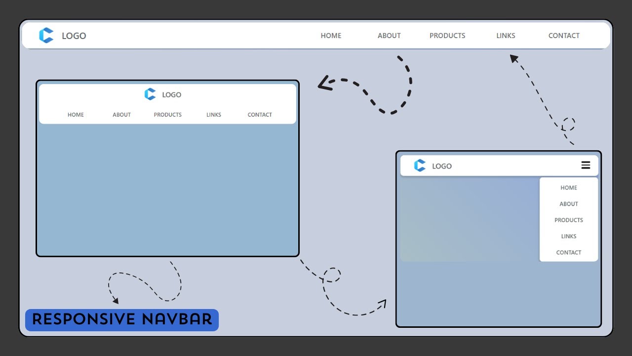 Crafting a Professional Navigation Bar HTML, CSS & JavaScript Tutorial