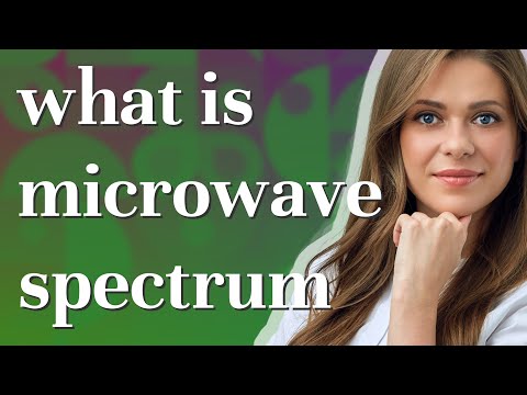 Microwave spectrum | meaning of Microwave spectrum