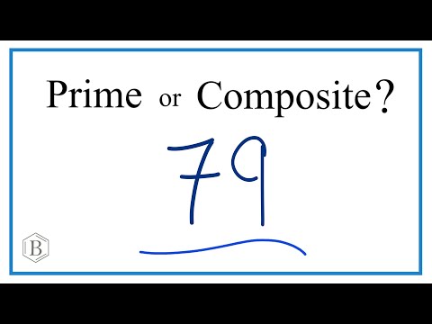 Is 79 a Prime or Composite Number?