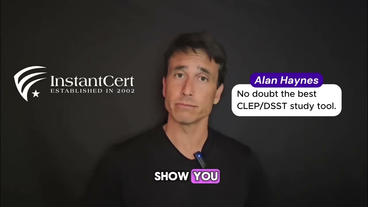 InstantCert CLEP Prep Walkthrough v2