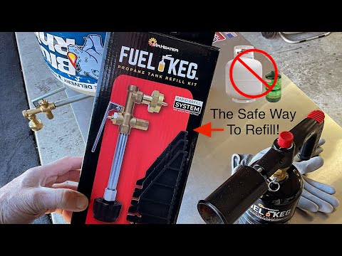 Honest Review of The Mr Heater Fuel Keg Propane Tank Refill Kit / How Well Does it Work?