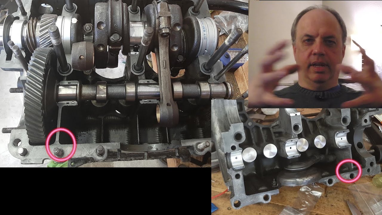 VW Type 1 case fasteners (studs and bolts) (reference)