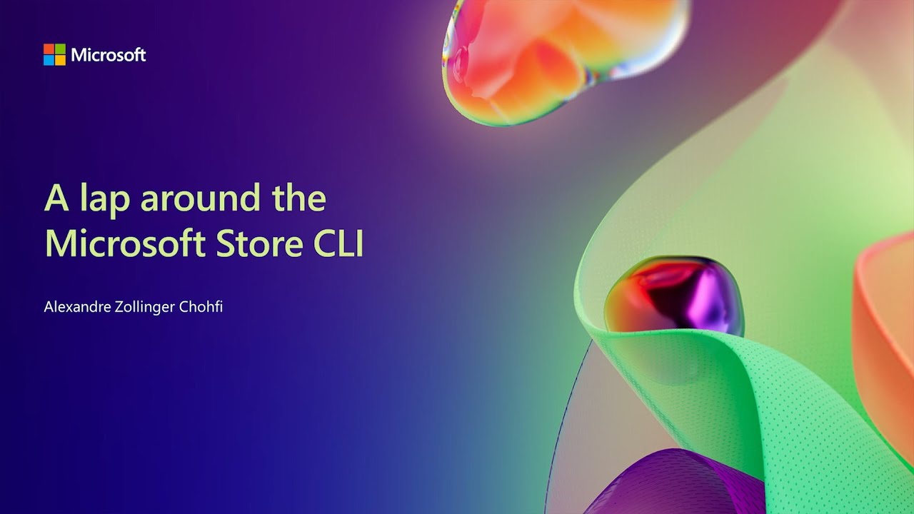 A lap around the Microsoft Store CLI | OD36