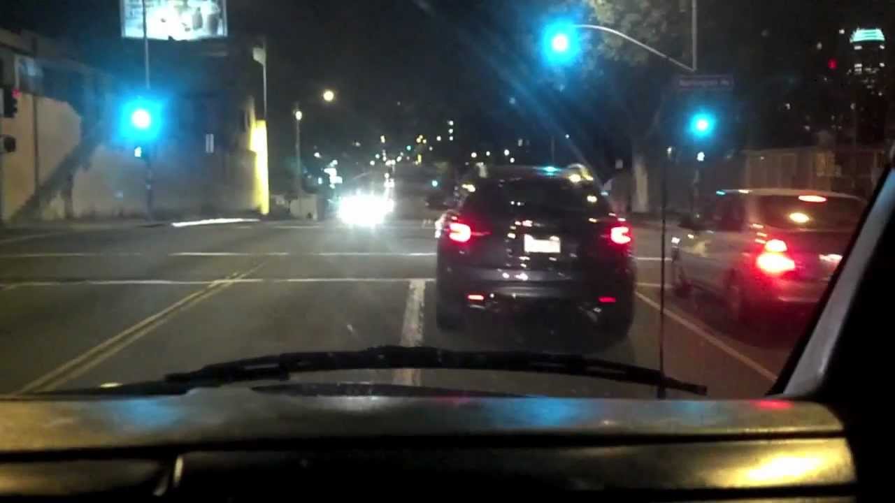 Pov ambulance response code 3 at night