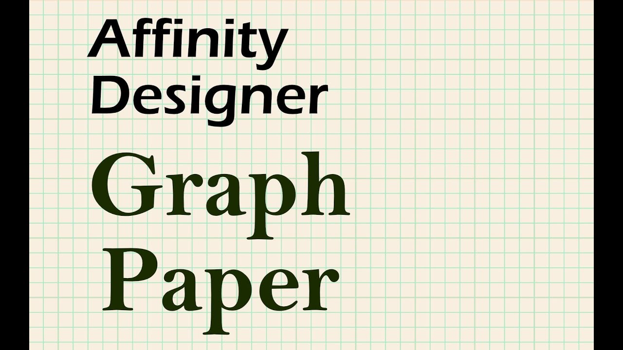 Graph Paper using Affinity Designer