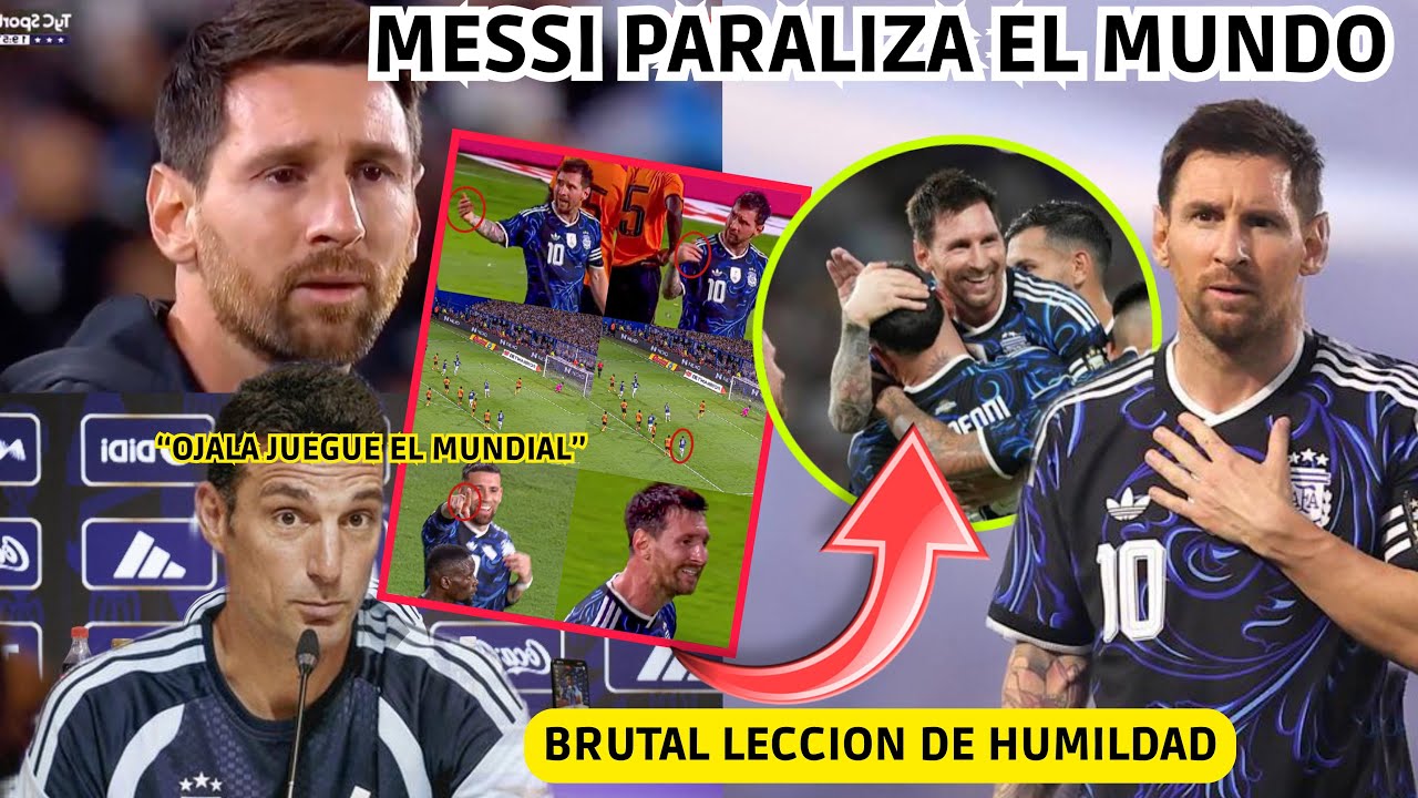 💥 MESSI STUNS THE WORLD with HIS INCREDIBLE GESTURE OF HUMILITY TOWARDS ARGENTINA! OTAMENDI COULD...
