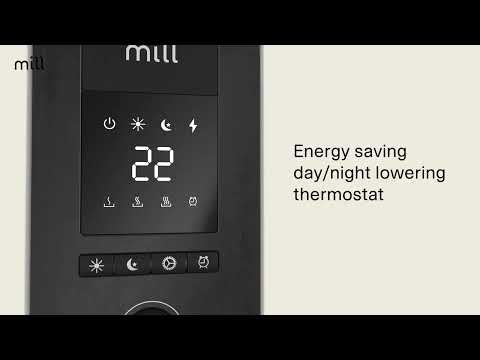 Mill Gentle Air Glass oilfilled radiator