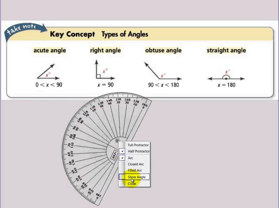 GeoTrig - Week 1 - 1-4 Measuring Angles