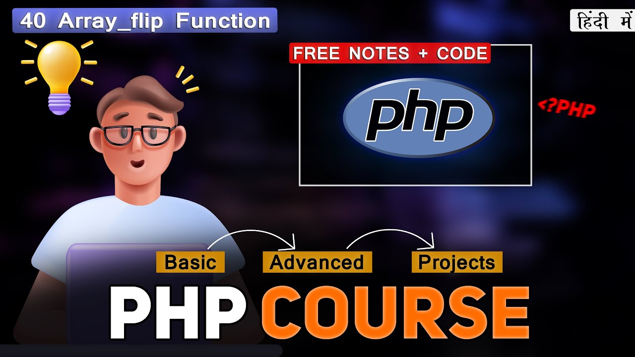 PHP  Array_Flip & Array_Change_Key_Case Tutorial: PHP Tutorial for MSBTE Diploma Students - #39
