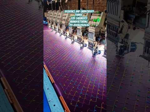 Sequence and Embroidery fabric For Garment Manufacturing