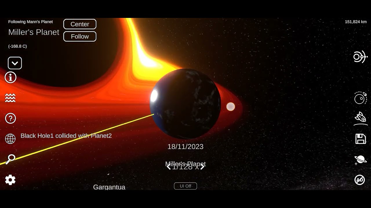 Creating the Interstellar system on Solar System Simulator
