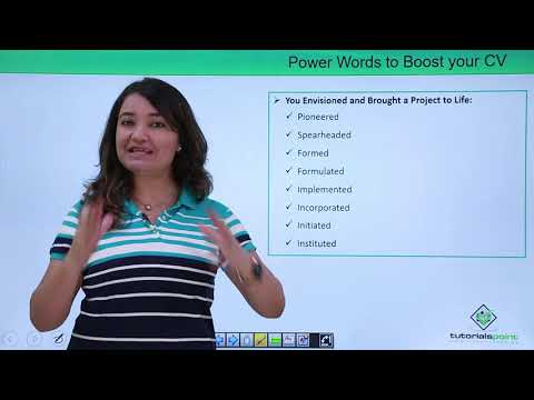 Power Words to Boost Your CV