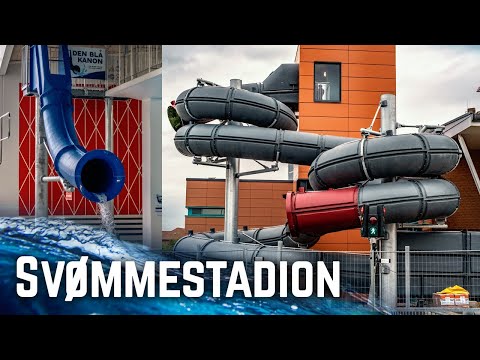 Indoor Water Park in Denmark: Svømmestadion - All Slides POV