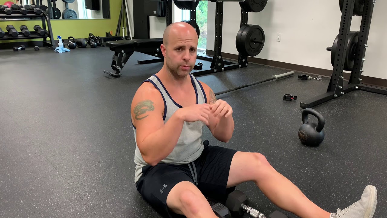 Dumbbell Sit Up + Press