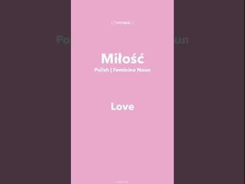 Miłość | Polish