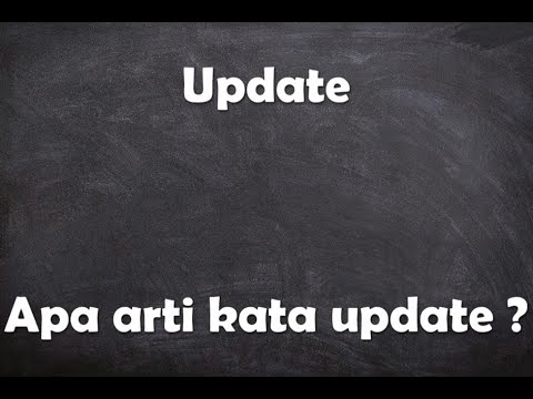 Apa arti kata update ?