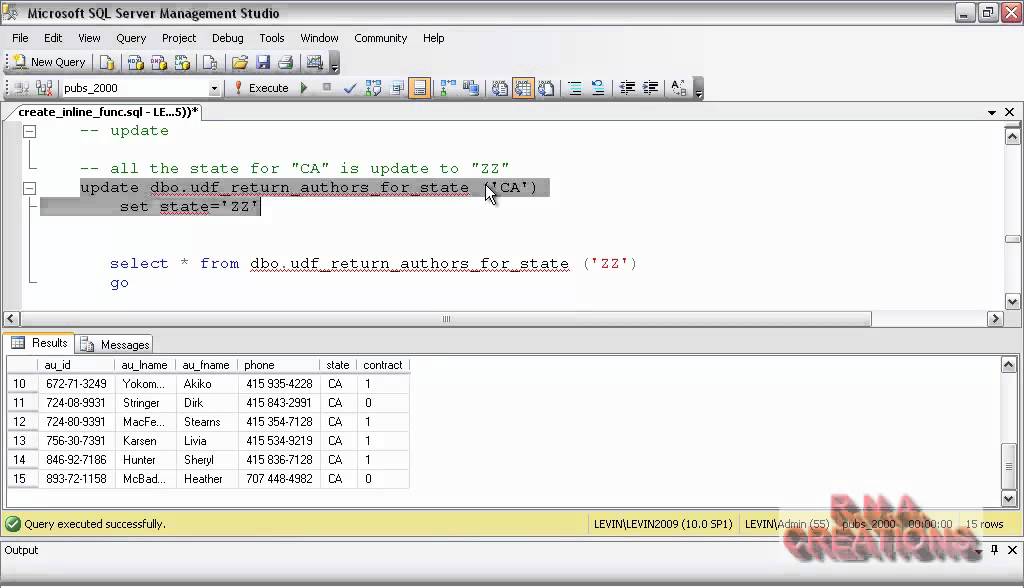 sql server 2008 inline function simple table valued function multi statement table valued  function