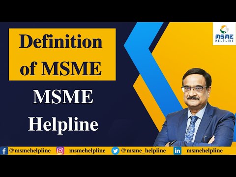 Definition of MSME under Micro Small and Medium Enterprises Development Act, 2006