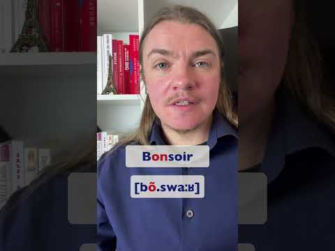 Bonsoir - French pronunciation