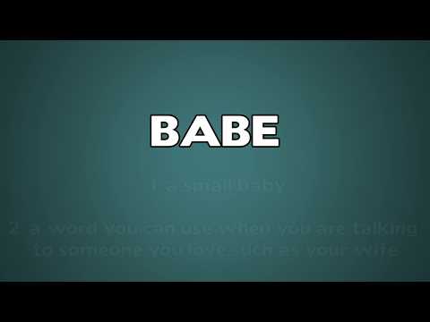 Babe Meaning