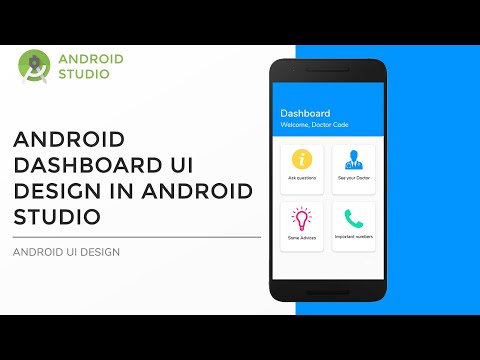 Creating Modern Material Dashboard UI in Android Studio Tutorial ...