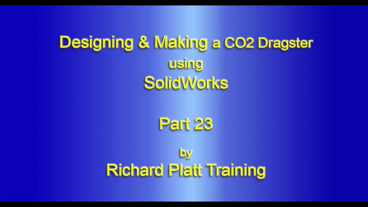 CO2 Dragster Out Side Wheels - Tutorial 23