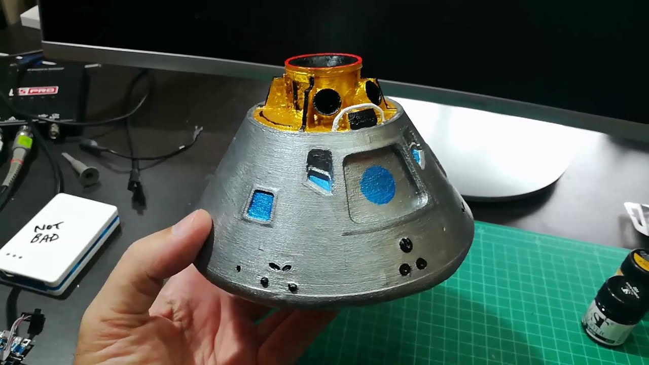 Apollo 11 Command Module 3D Print and Paint