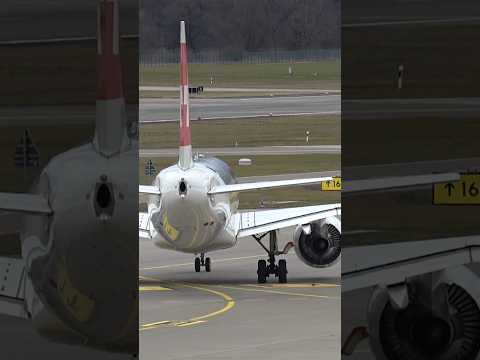 Swiss Airlines Readying to Depart ✈️
