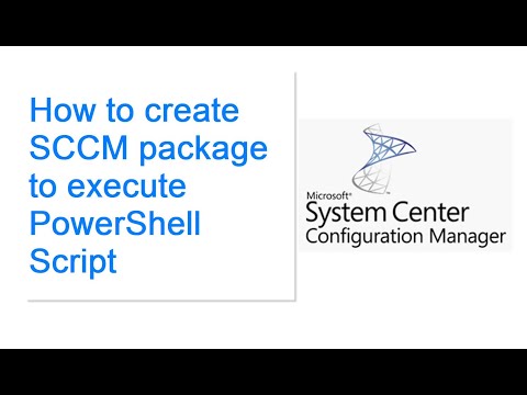 How to create SCCM package - PowerShell Script