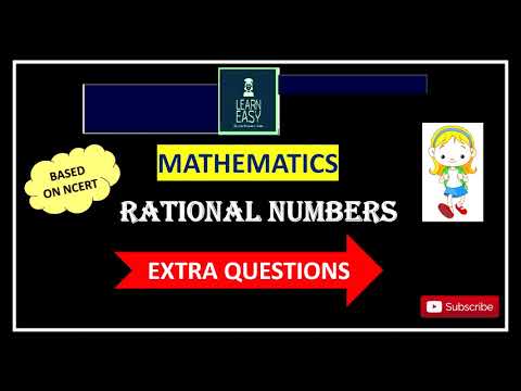Rational Numbers| Extra Questions |CBSE Based learning