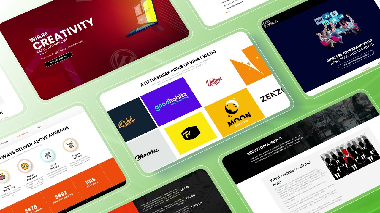 Best Website Development Company in USA | Portfolio | LogoChemist