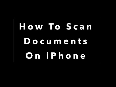 How To Scan Documents on iPhone 12
