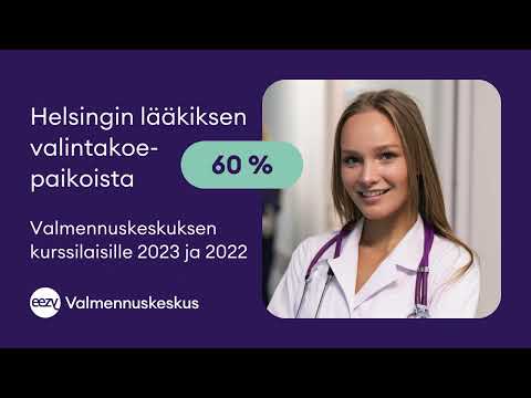 Hakemassa lääkikseen? 60 % valintakoepaikoista Valmennuskeskukselle