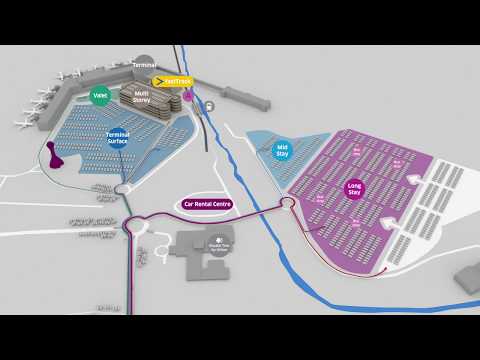 Edinburgh Airport 3D Car Park Location Map