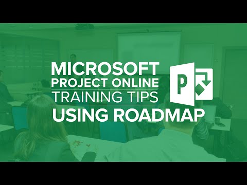 Using Roadmap with Microsoft Project Online and Microsoft Project Server