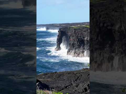 holei #sea #arch #hawaii #volcano #nationalpark #usa #shorts