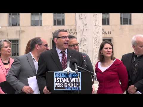 Rev. Rob Schenck Stands for the 1st Amendment with Priests for Life