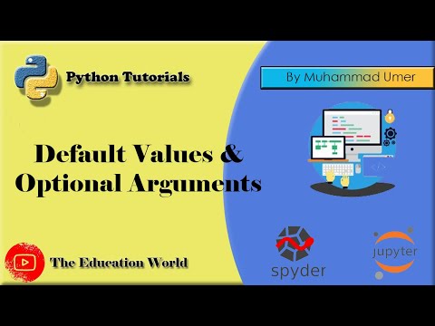 Default values and Optional Arguments | Functions in Python