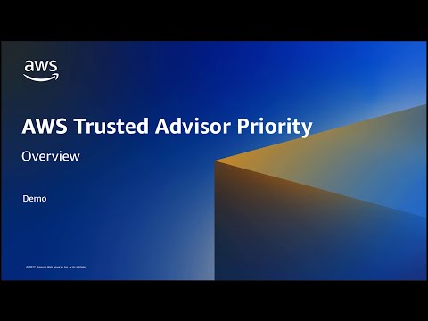 Overview of AWS Trusted Advisor Priority | Amazon Web Services