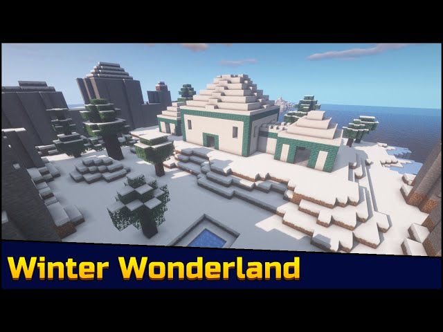 Pixel Gun 3D - Winter Wonderland/Winter Island Minecraft Map