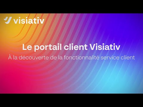 Visiativ Customer portal - discover the customer service function