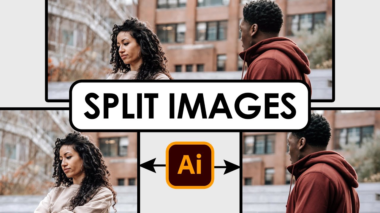 How to Split Images in Adobe Illustrator | TRICK
