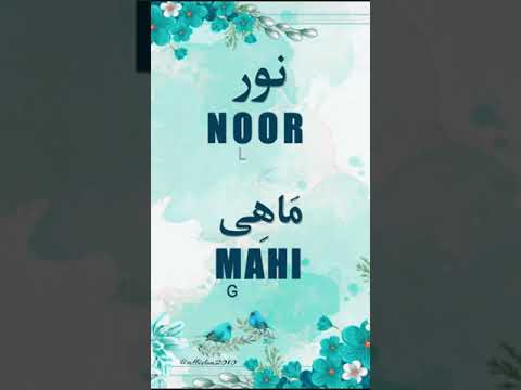 ๐นNoor & Mahi๐น | Name Meaning Status || Urdu e Hind Official