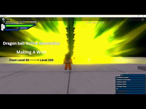 DBOG: Making A Secret Wish From Shenron - High Tension Form Unlocked (Lvls 50 → 100)