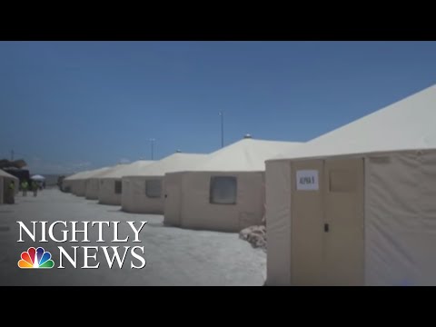 El Paso ‘Tent City’ Houses Hundreds Of Migrant Children Near Border | NBC Nightly News