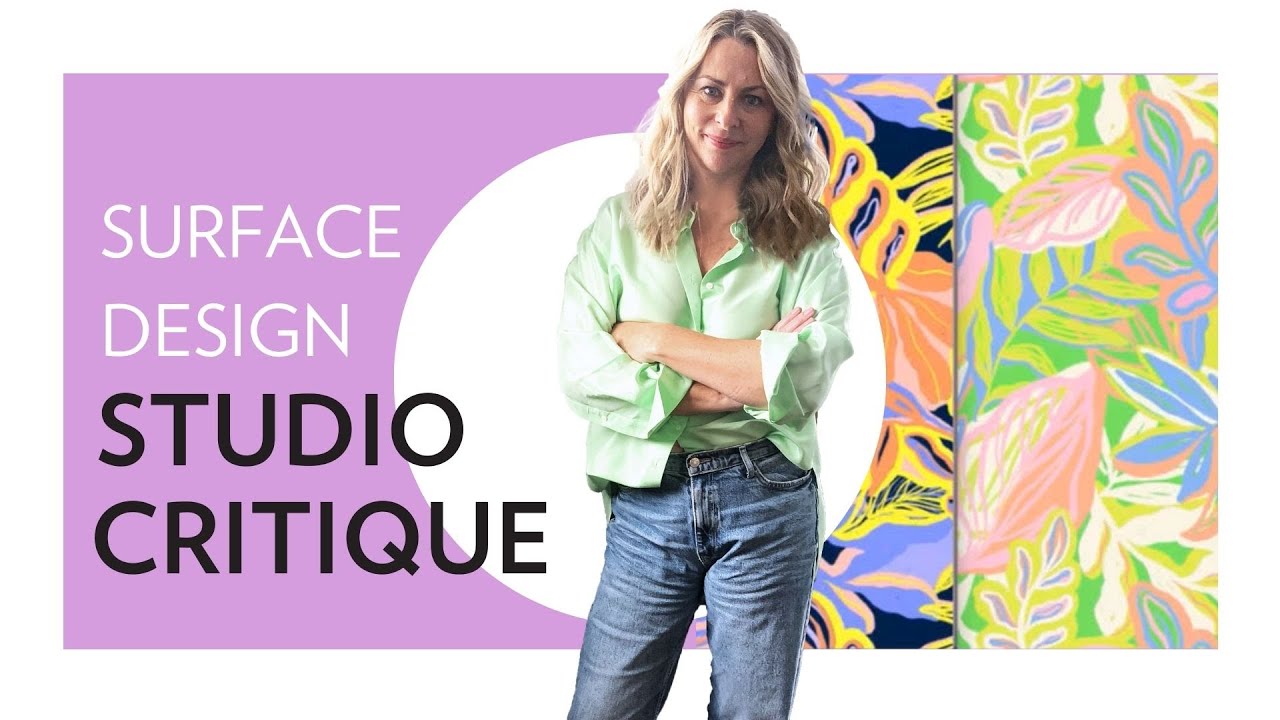 SURFACE PATTERN DESIGN | STUDIO CRITIQUES TROPICAL DESIGN