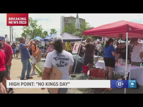 "No Kings" protests around the Triad | WFMY News 2 Team Coverage