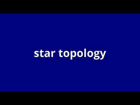 what is the meaning of star topology.