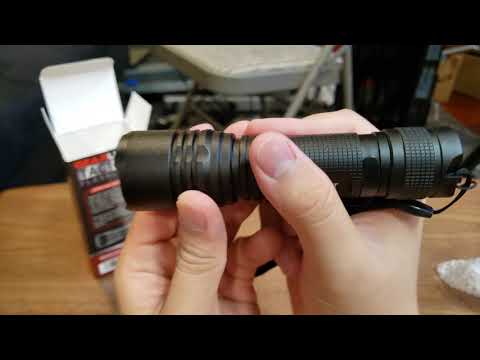 GearLight Tac LED Tactical Flashlight - Unboxing & Review